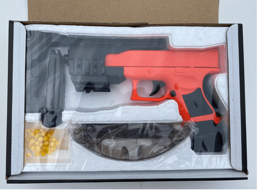 P.698A BB Gun – with Silencer, Extra Magazine, Sights and Goggles ...