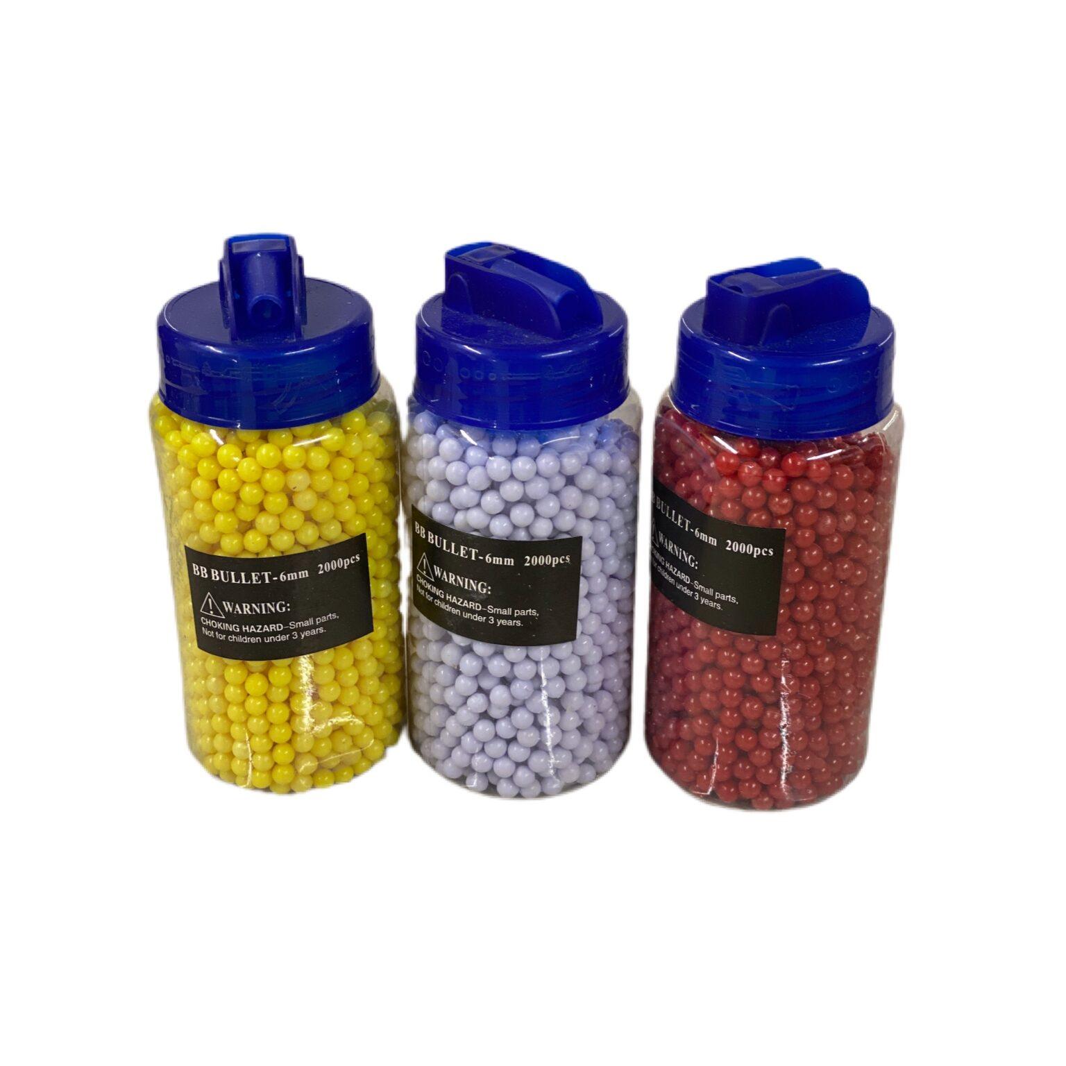6000pcs 3 x Bottles 0.12g 6mm BB Pellets | BBGunsExpress