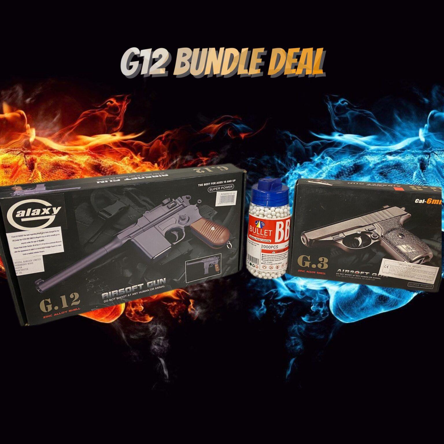 G12 Mauser and G3 – Metal Handgun Bundle | BBGunsExpress